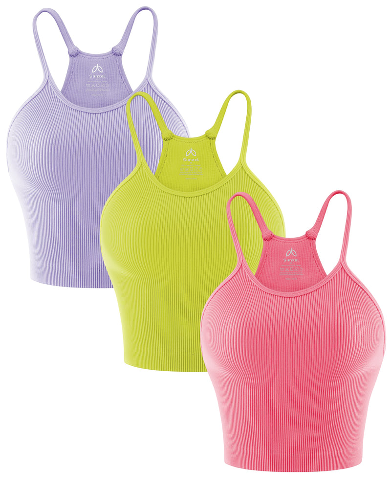 Crop Ribbed Tank Tops – Sunzel